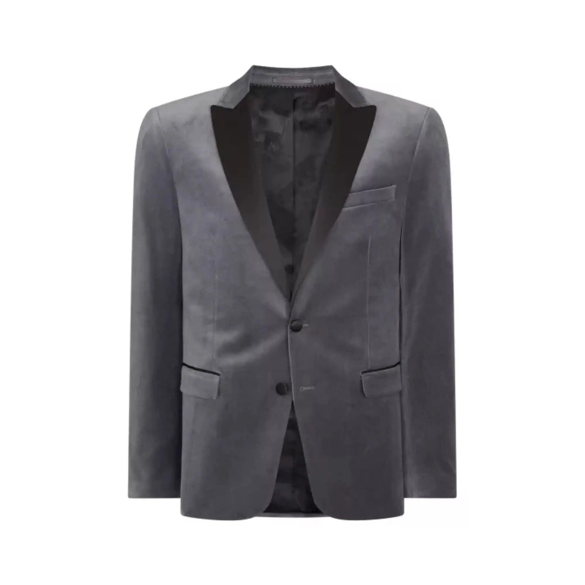 Remus Uomo Monti Velvet Suit Jacket - Grey | Woven Durham – Woven Retail