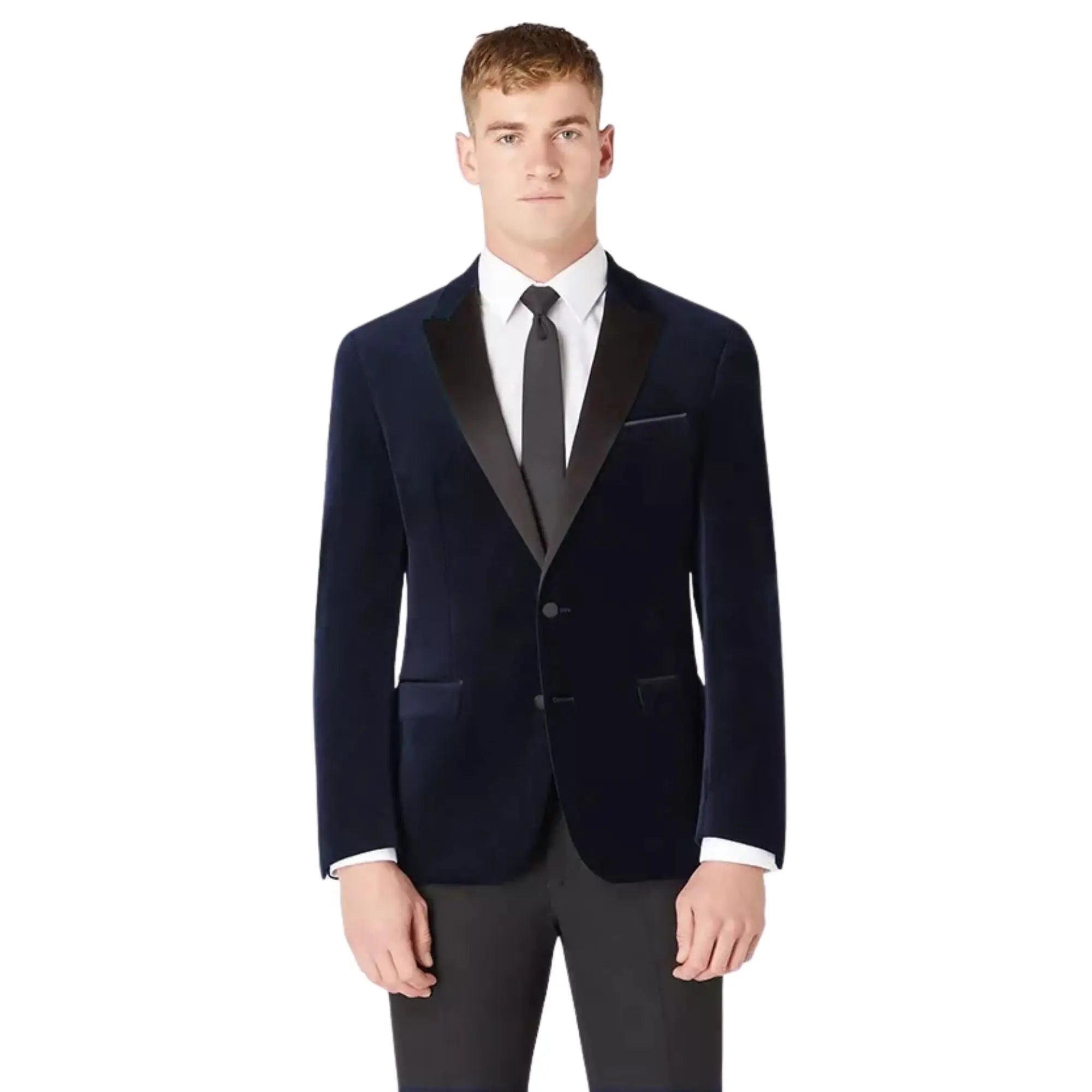 Remus Uomo Monti Velvet Suit Jacket - Navy Blue | Woven Durham – Woven ...